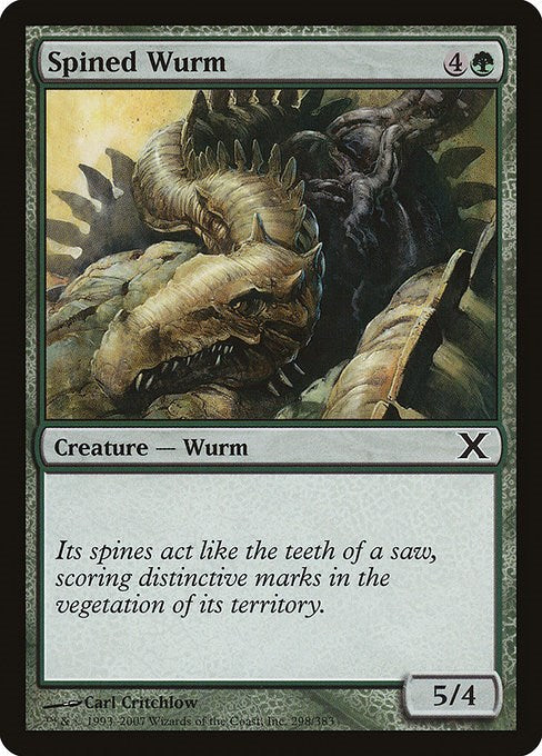 Spined Wurm [10E - 298] – Enchanted Realms Games & Gifts